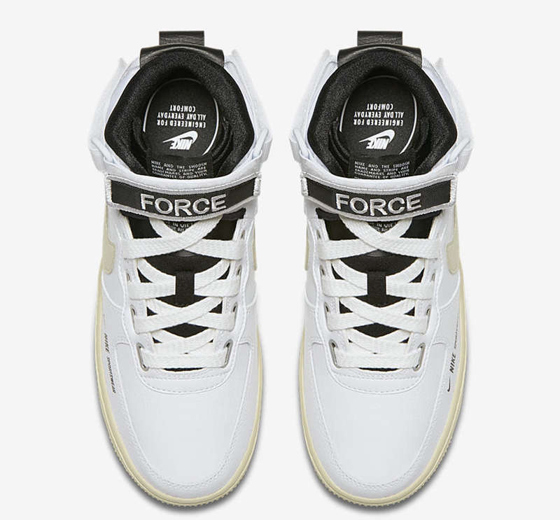 细节颇为丰富！全新独特设计 Air Force 1 Hi 官图释出-识物