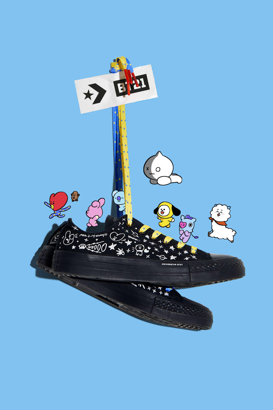 CONVERSE 携手 BT21 推出全新联名系列-识物