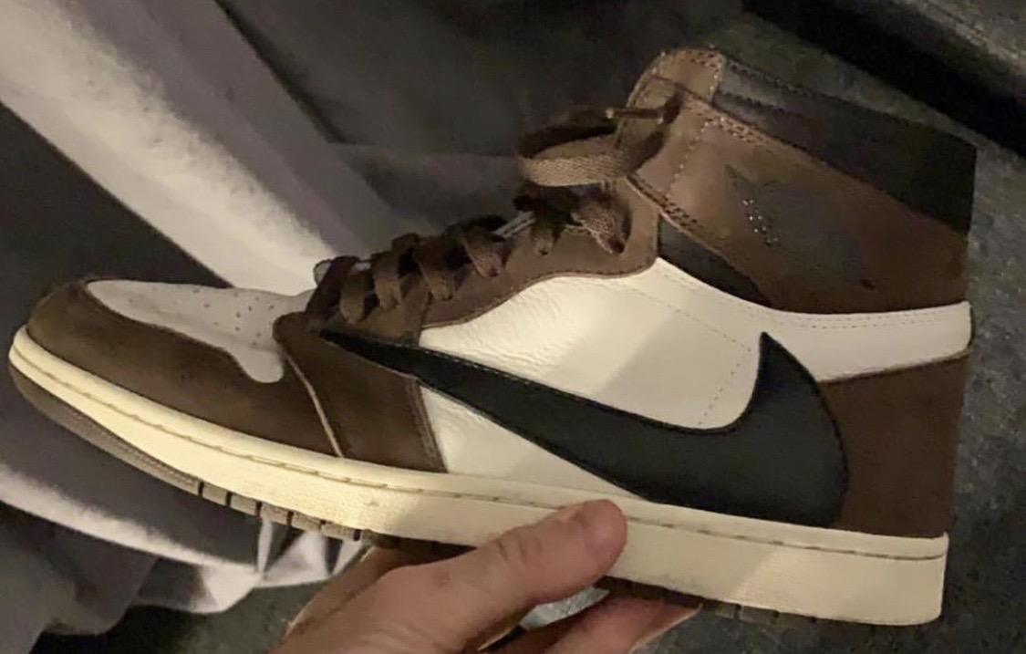 Travis Scott x Air Jordan 1实物释出！发售时间也确定-识物